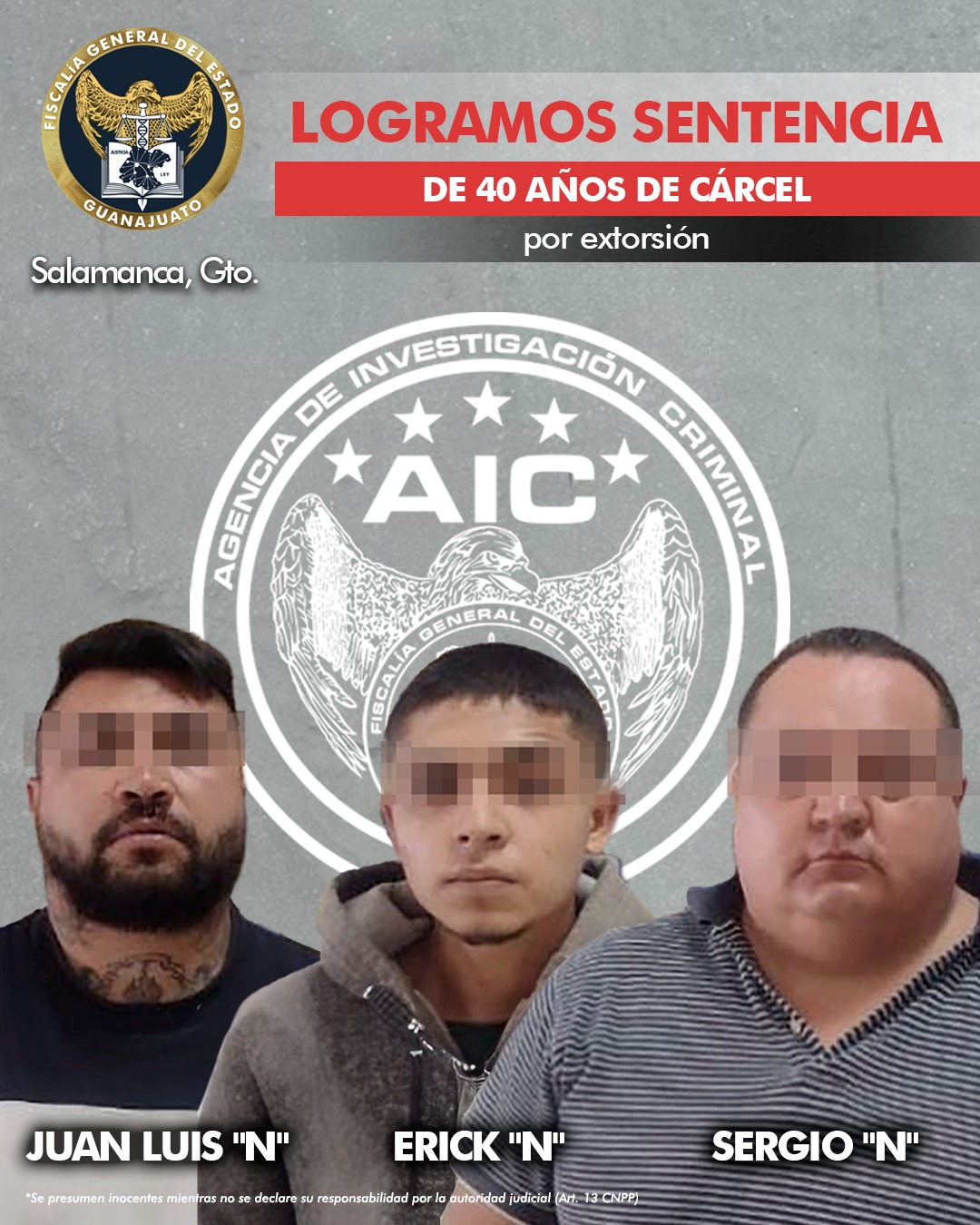 La Fge Logró Que Banda De Extorsionadores Permanezca En La Cárcel Por